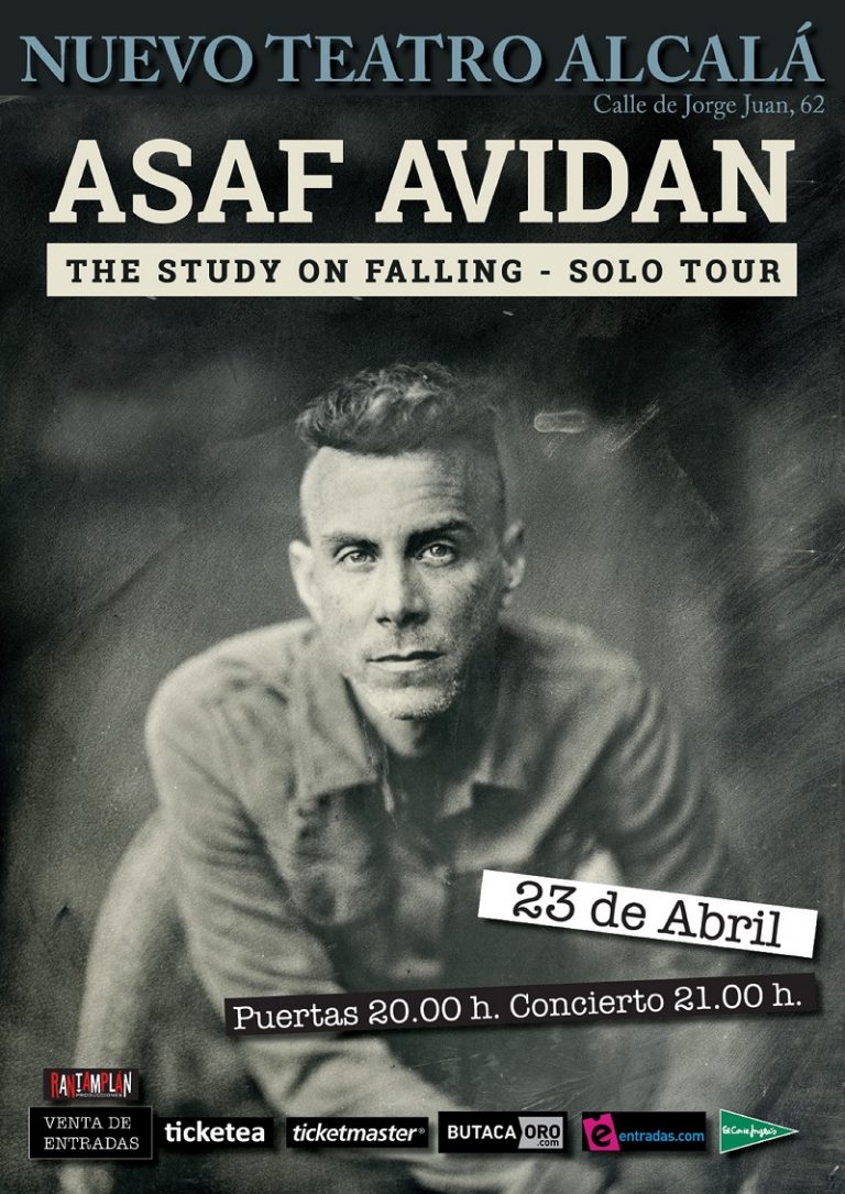 Asaf Avidan presenta The Study on Falling - Solo Tour en Madrid ...