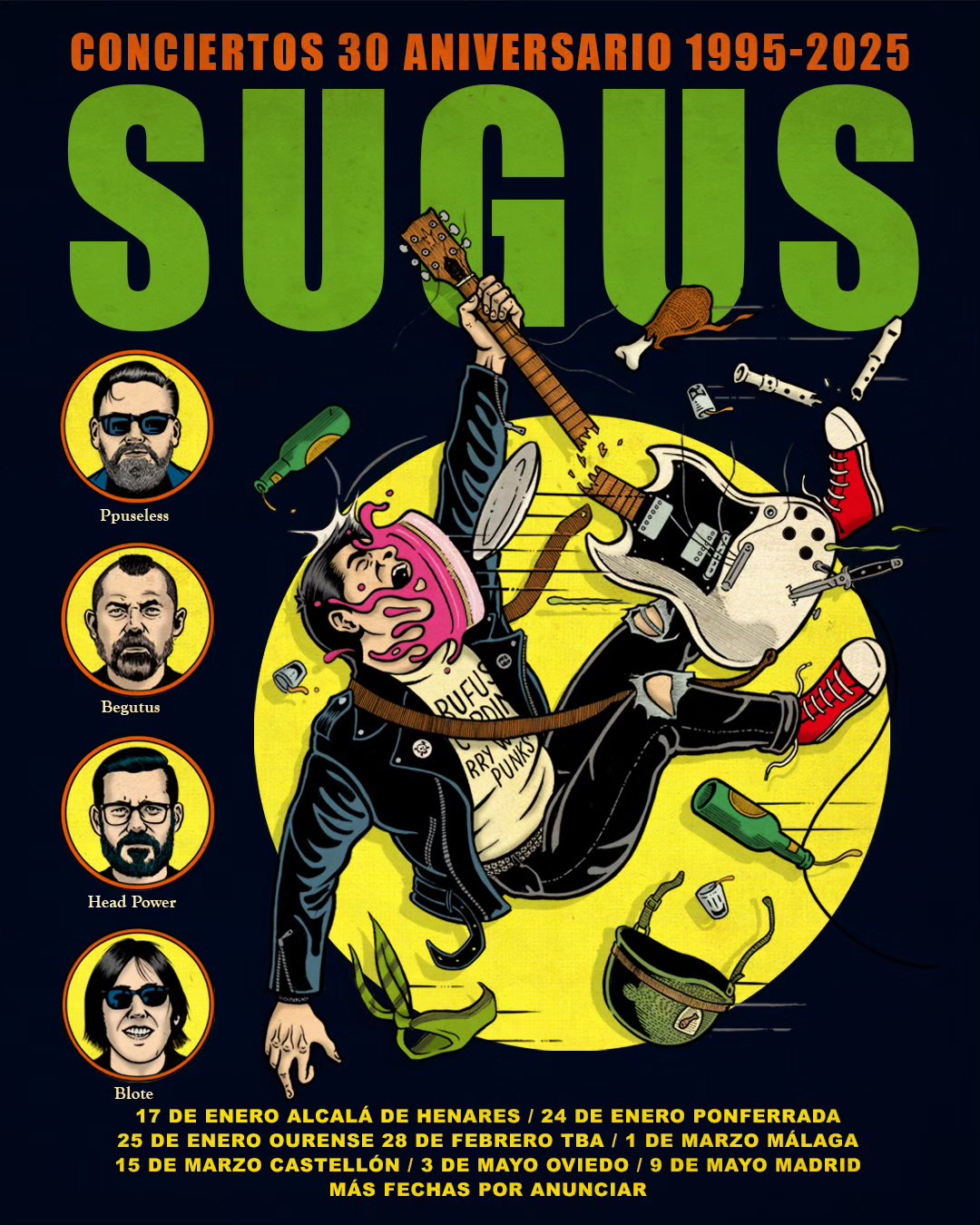 Sugus celebran sus 30 años dando guerra con una gira que anuncia sus ...